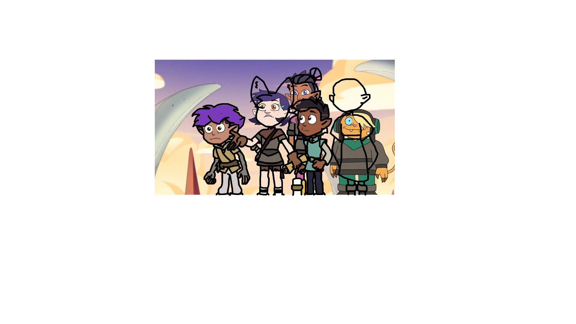 im redoing the art and coloring rn and noticed this | Fandom