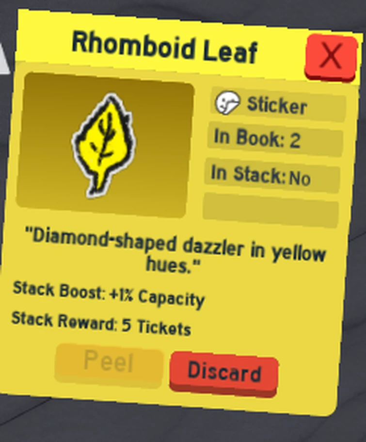 LF Rhomboid Leaf Sticker | Fandom