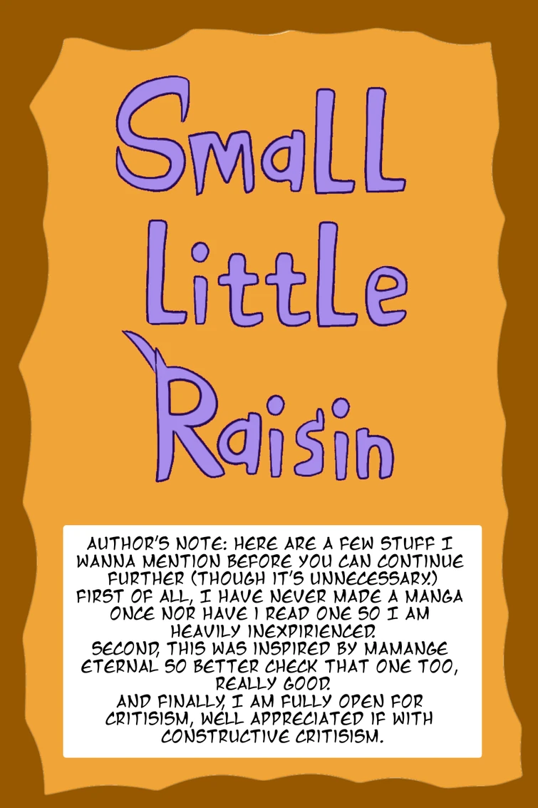 Small Little Raisin manga Ch.1 | Fandom