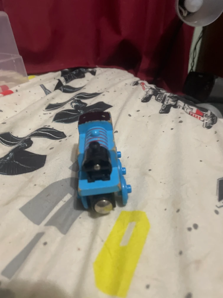 I have a faceless wooden Thomas that I have had for years idk why XD ...
