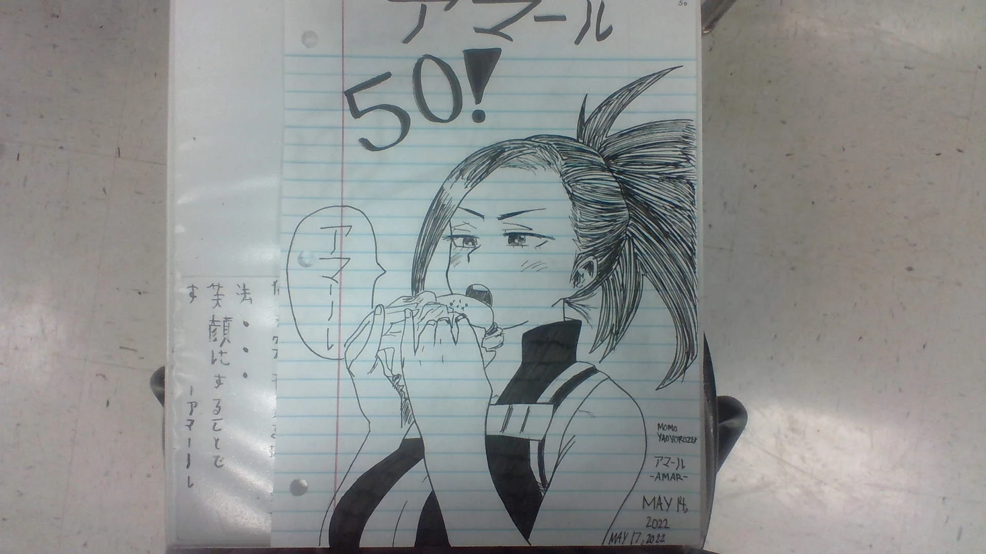 Momo Yaoyorozu (Horikoshi Sketch Reference) | Fandom