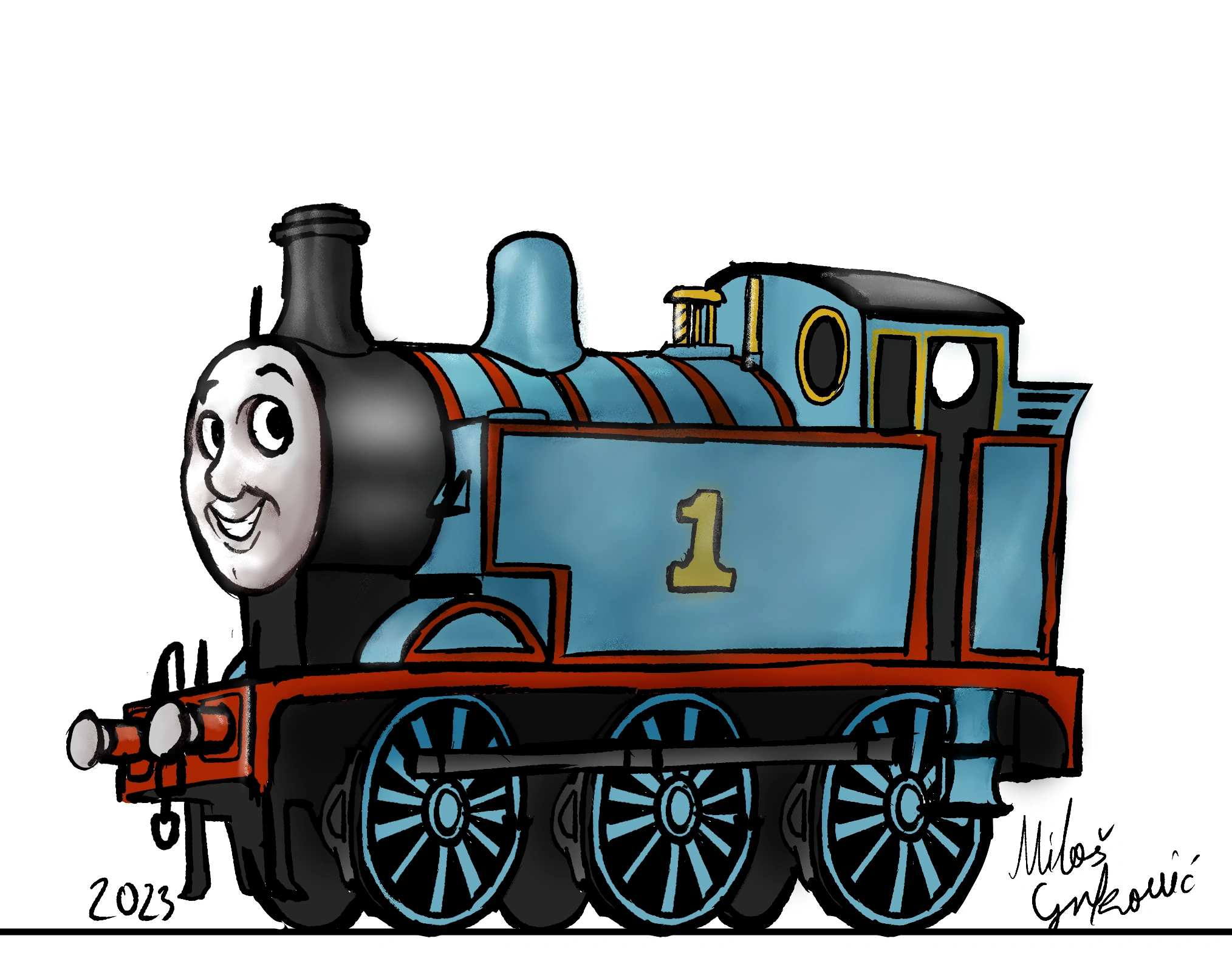 My new drawing of Thomas | Fandom