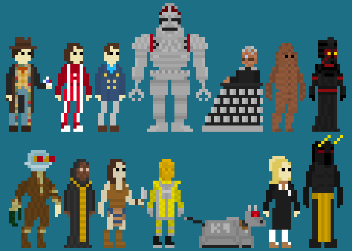 4th Doctor Pixel Characters | Fandom