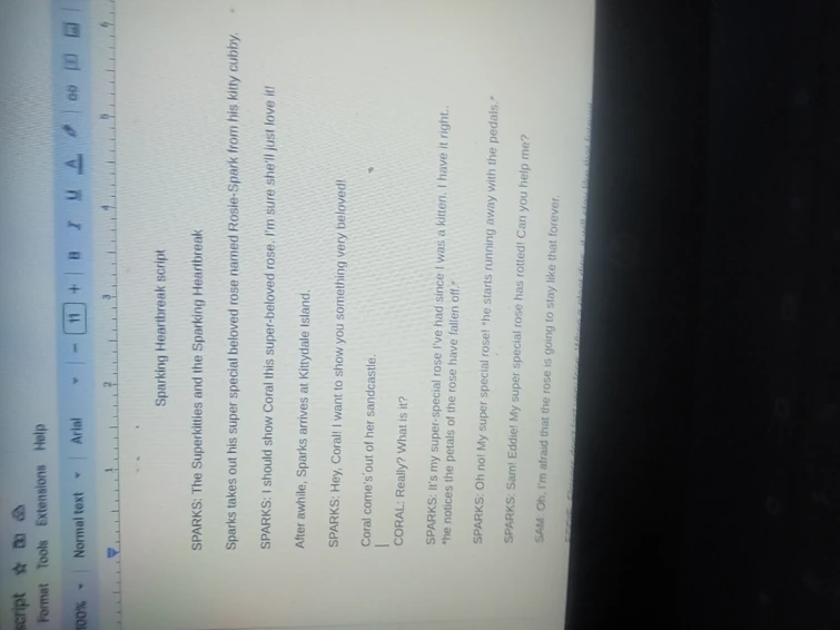 Here is the typed script | Fandom