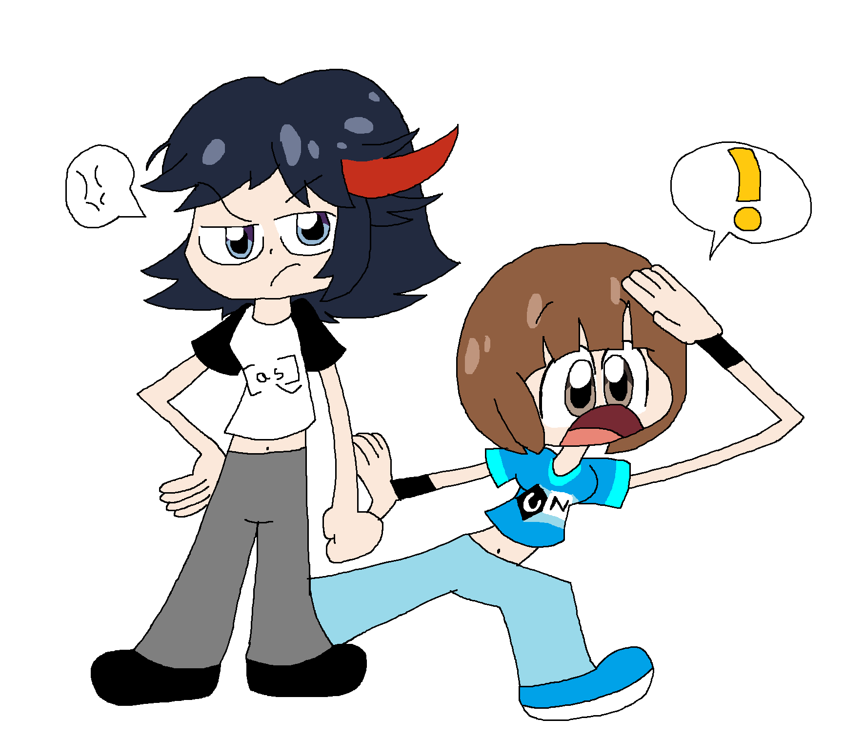 Ryuko and Mako as Cartoon Network and Adult Swim | Fandom