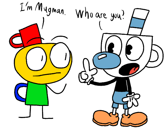 Mugman meets Mugman... | Fandom