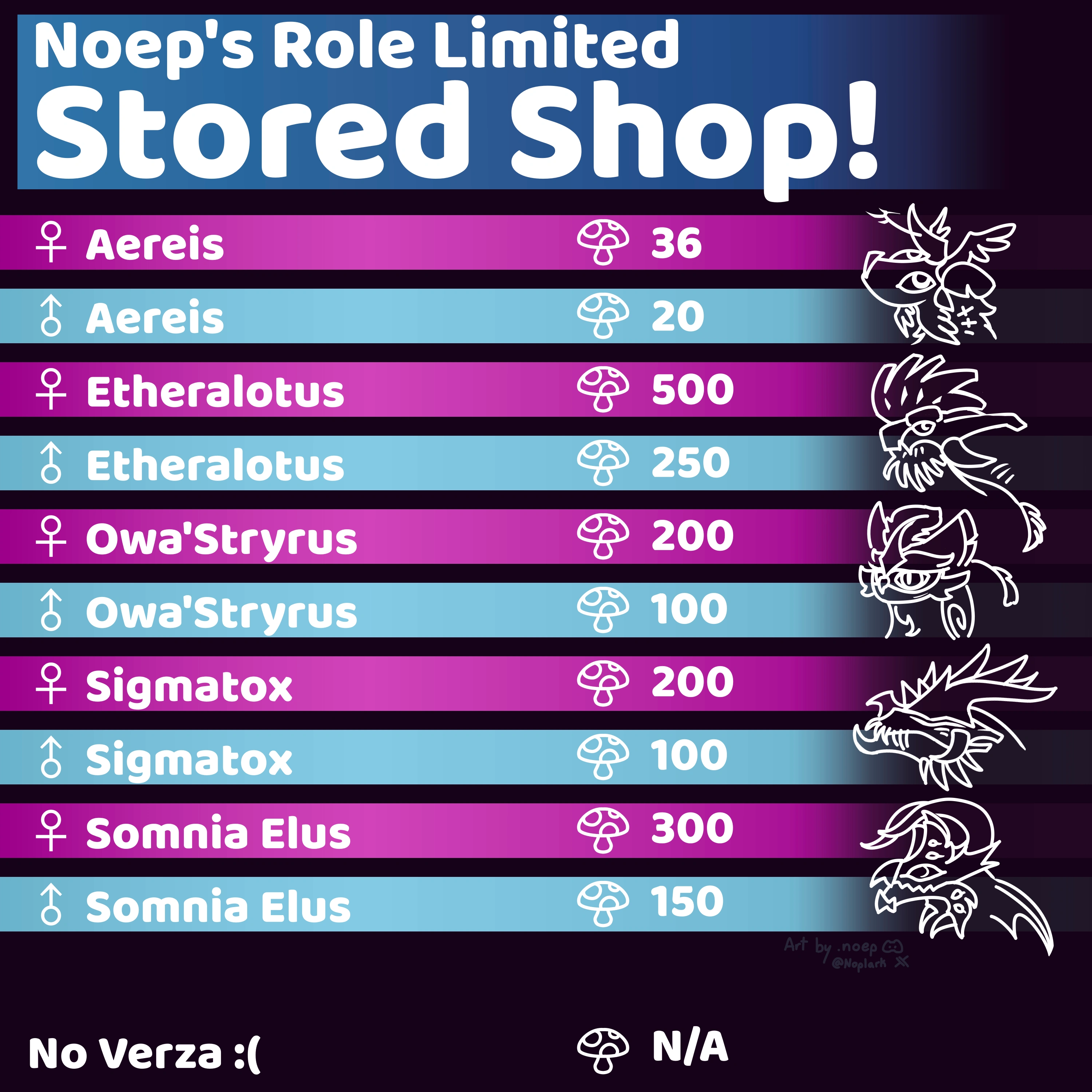 Role Limited (Stored Shop)! | Fandom