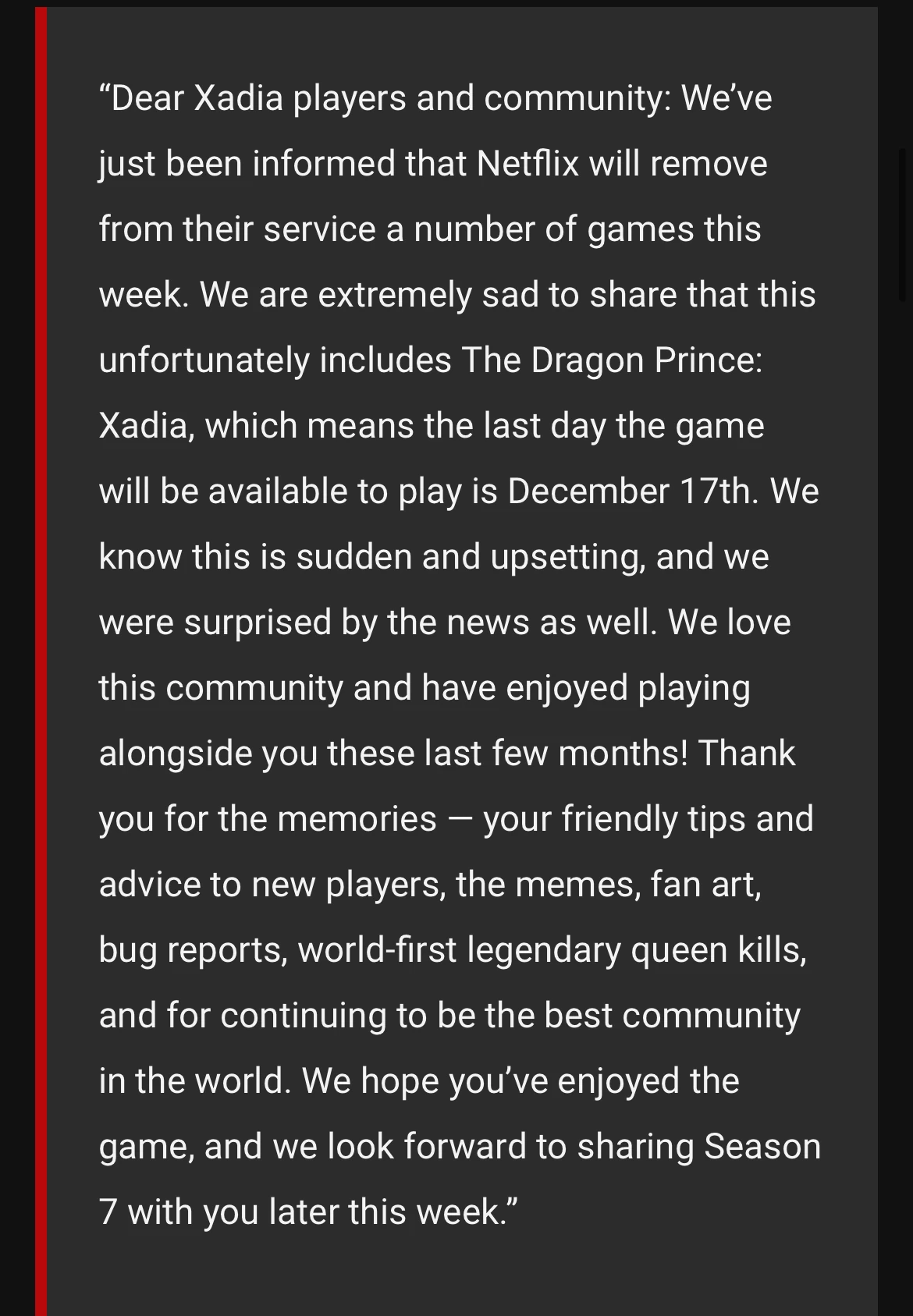 TDP Xadia game leaving Netflix | Fandom