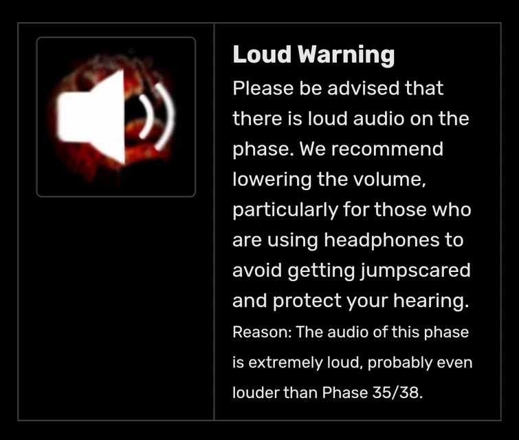 New image for the Loud audio warning | Fandom