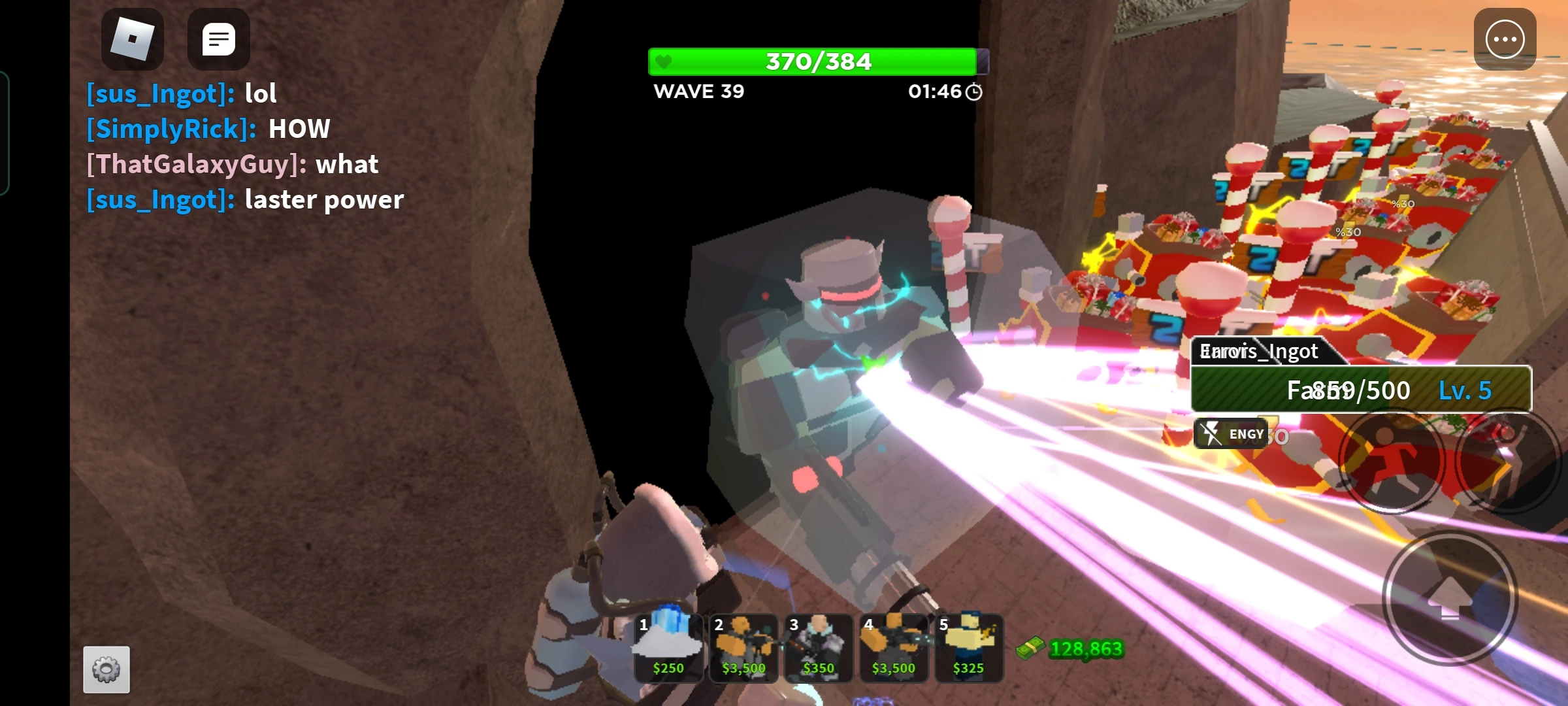 Templar showing of his skills by hold a minigun in one hand | Fandom