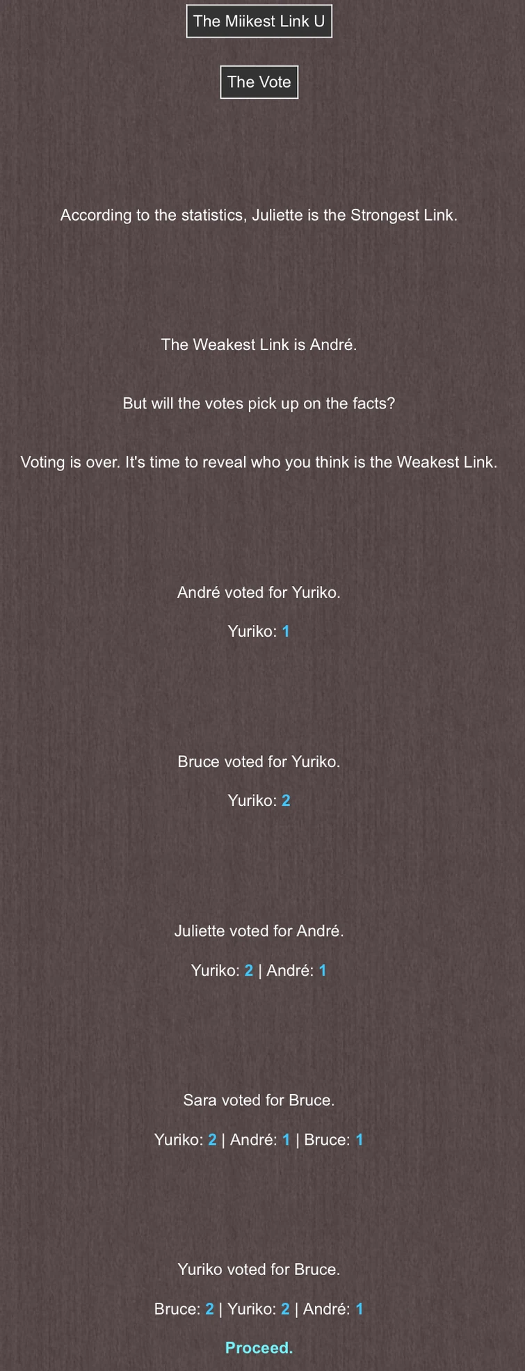 The Miikest Link U: Round 16 | Fandom