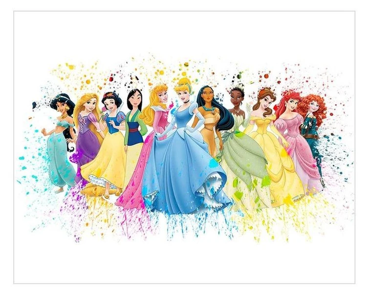 Disney Princess watercolor poster | Fandom