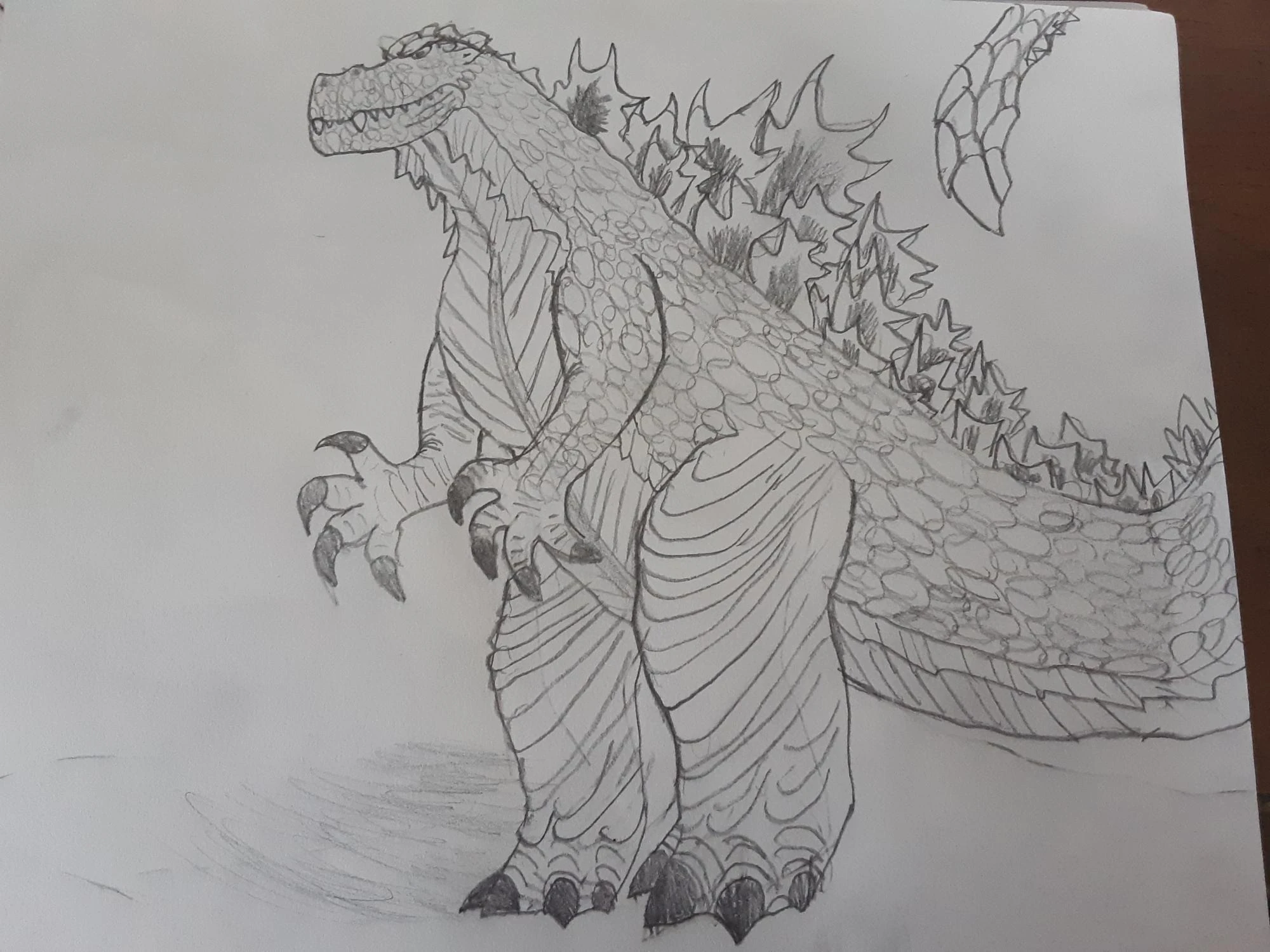 personal godzilla design | Fandom
