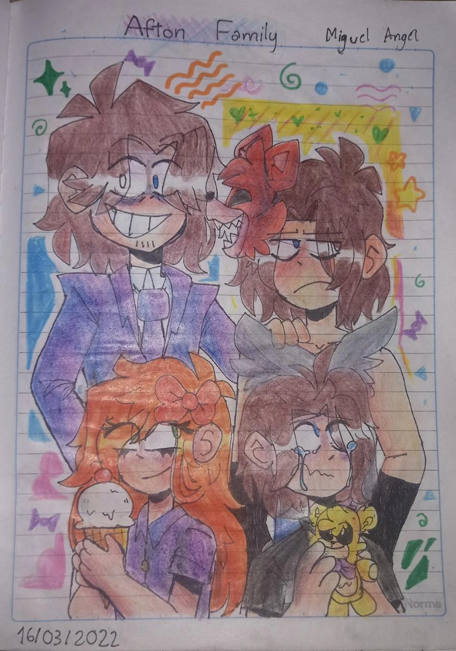 some of my fnaf traditional art | Fandom