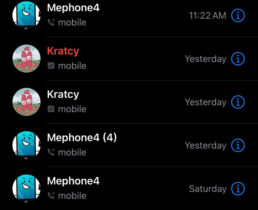 Why are Kratcy and Mephone calling me 😭 /silly | Fandom