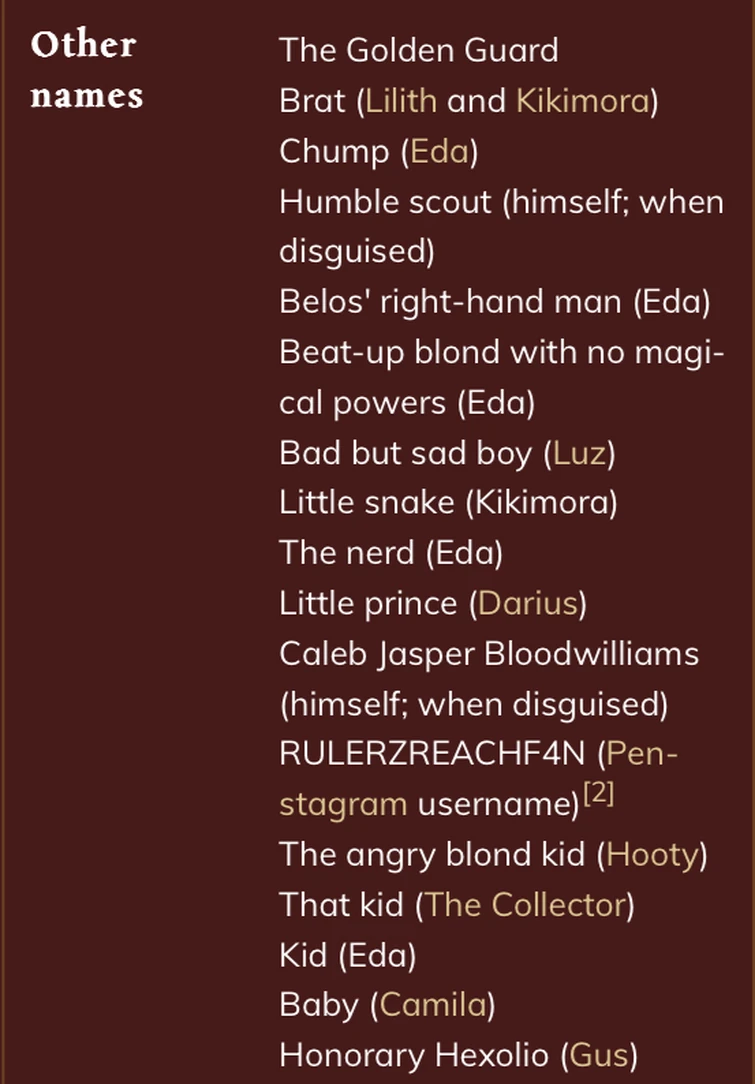 hunter has the craziest nicknames | Fandom