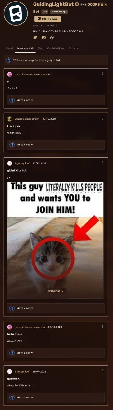 you guys when wiki moderating bot | Fandom