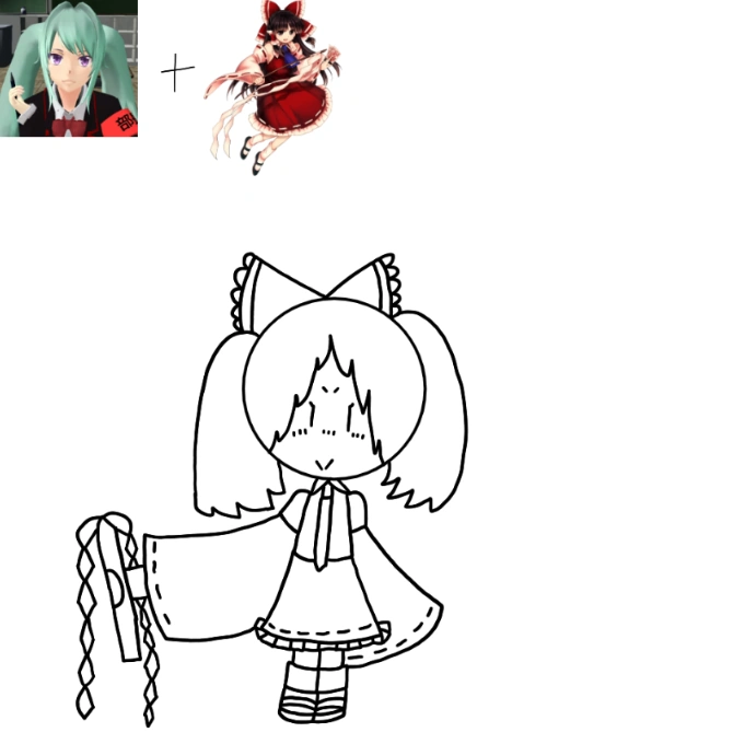 Ruriko as Reimu from Touhou | Fandom