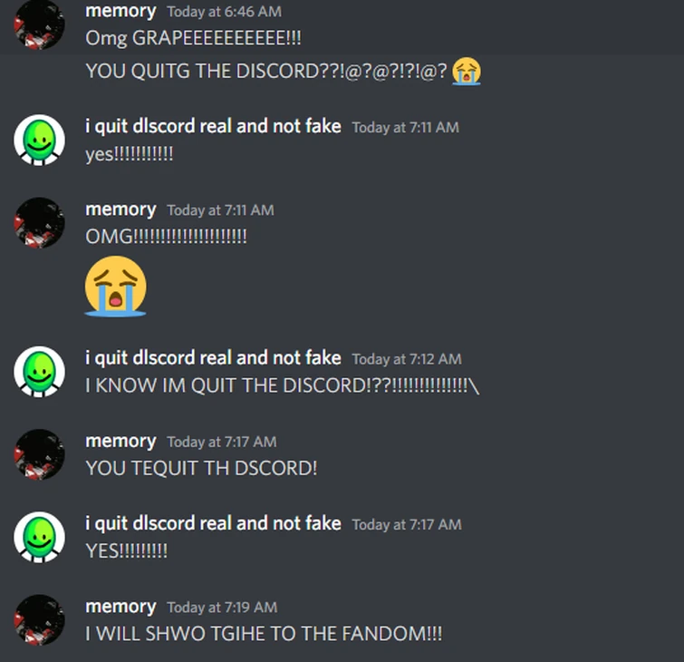GRAPE QUIT DISCORD!!! | Fandom