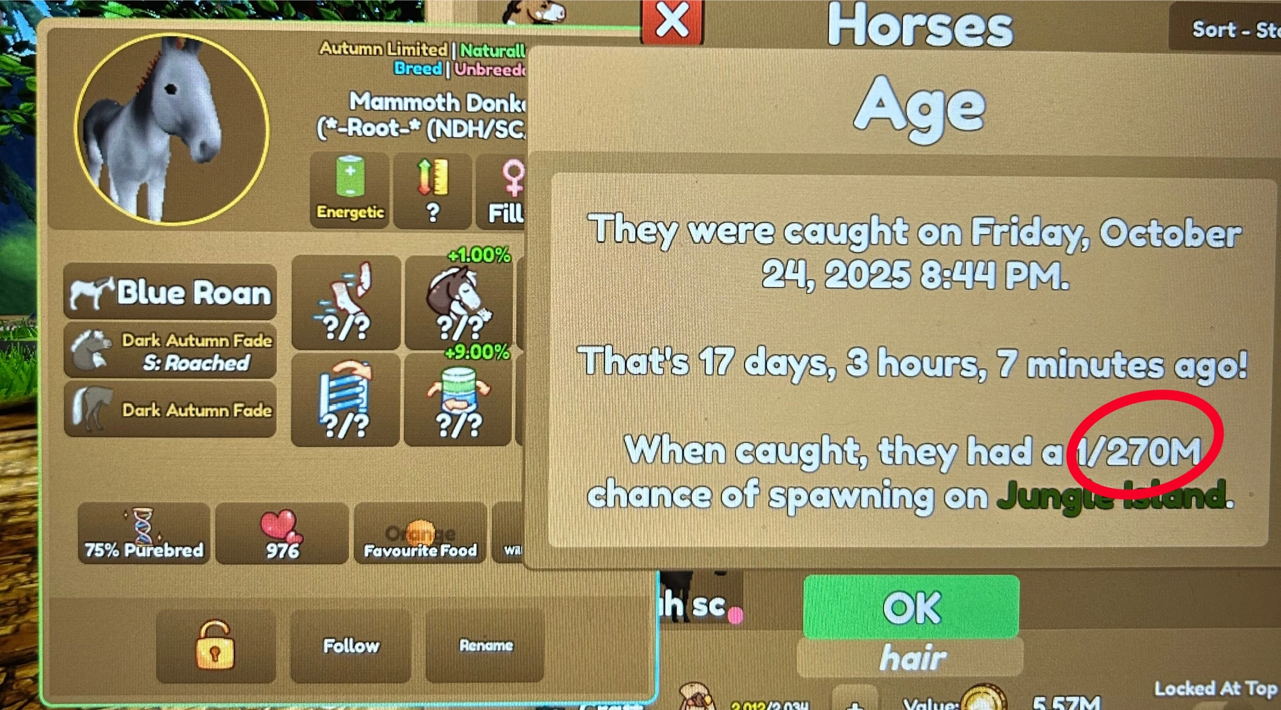 A compilation of my absurdly diabolical horses spawn chances | Fandom