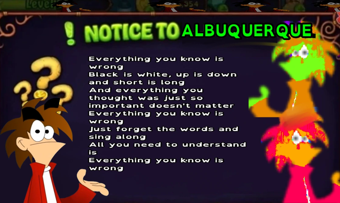 NOTICE TO ALBUQUERQUE | Fandom
