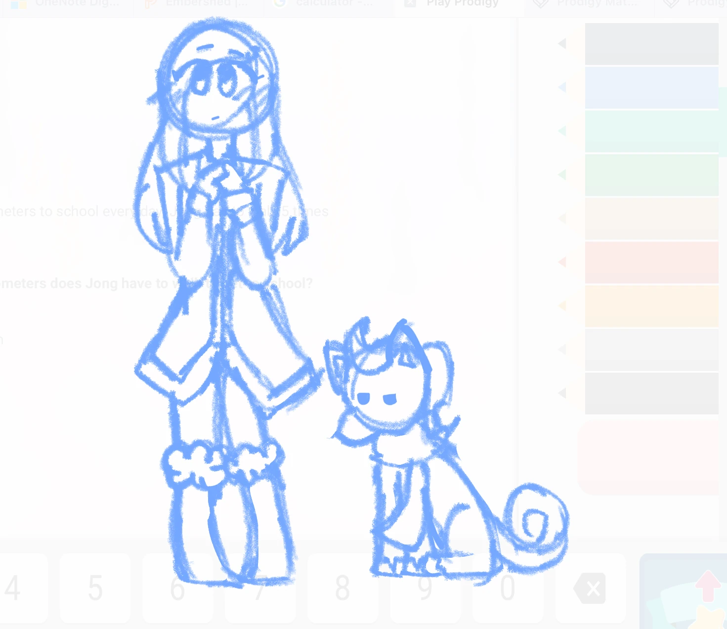 👀 a sketch of my prodigy character and her charfoal | Fandom
