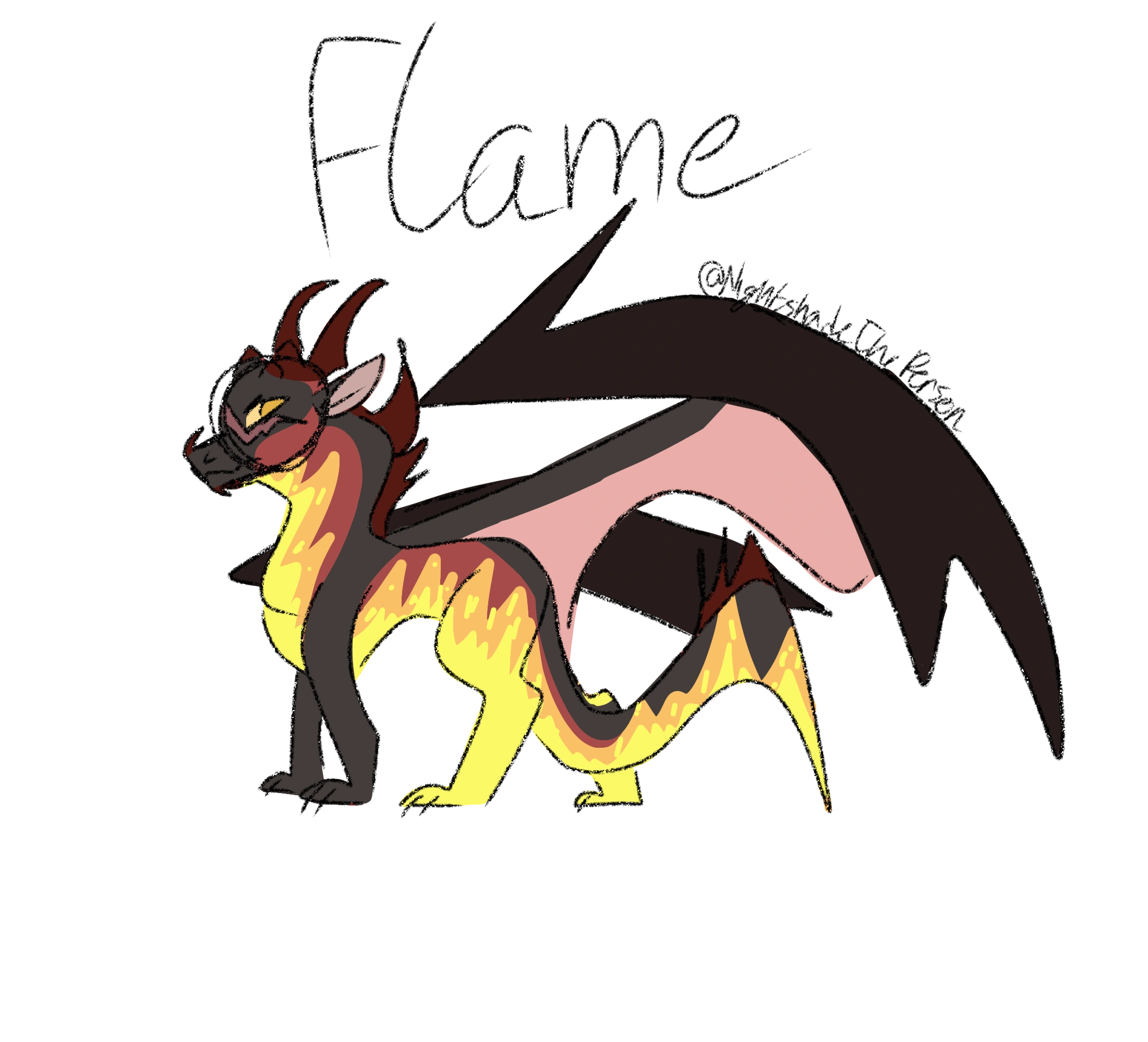 Canon Character Refs Day 65, Flame | Fandom