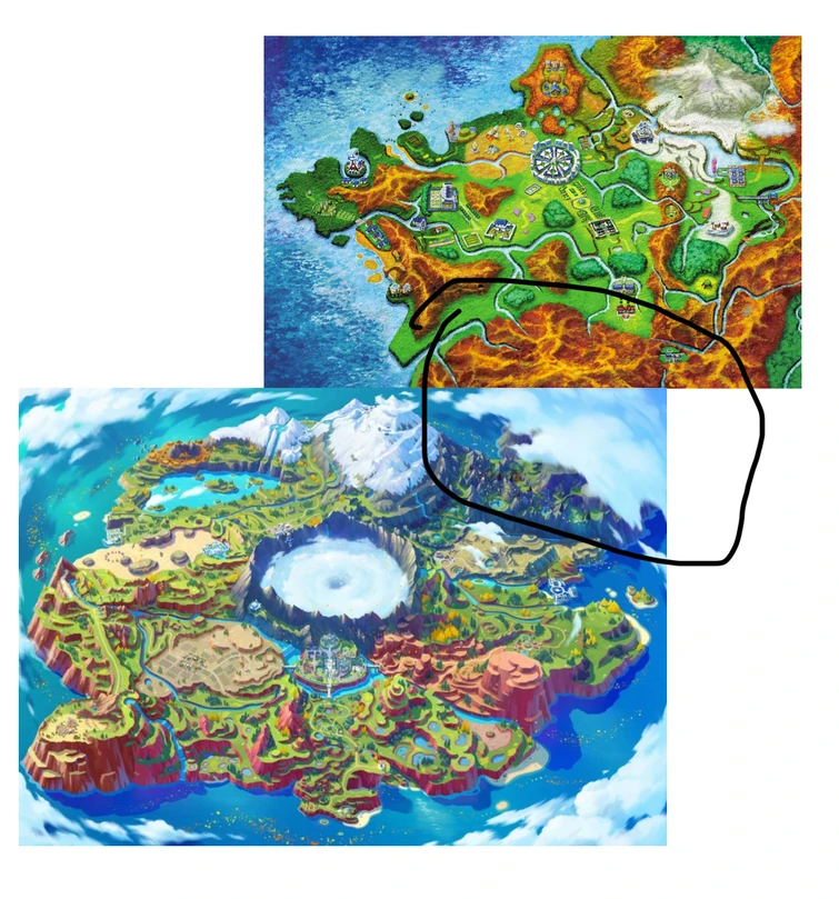 The Kalos Region and the Paldea region are definitely right next to ...