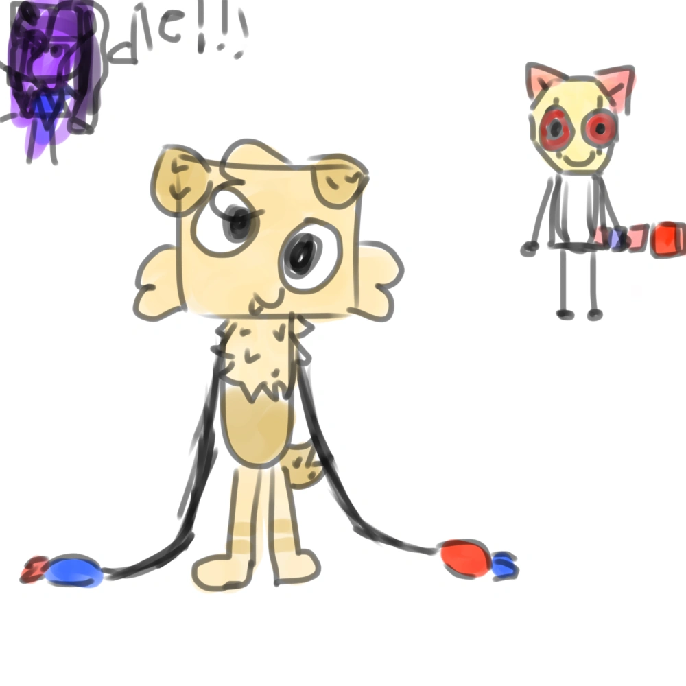 sister made goob and scraps. i made boxten. | Fandom