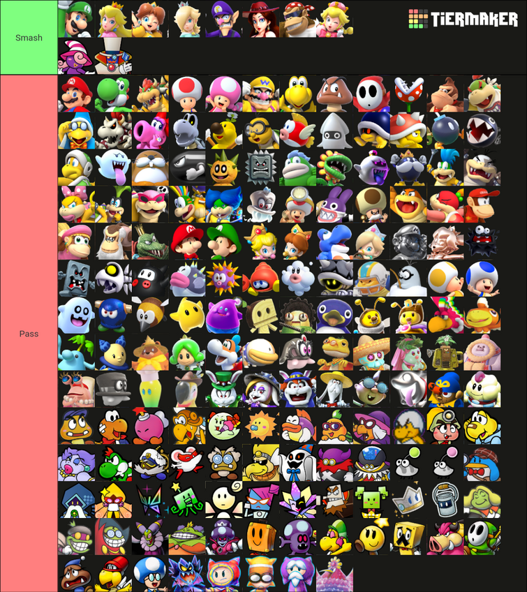 Super Mario Smash Or Pass Fandom