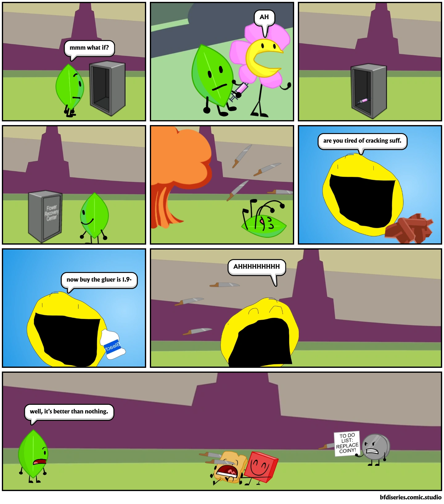 bfdi comic part 3 | Fandom