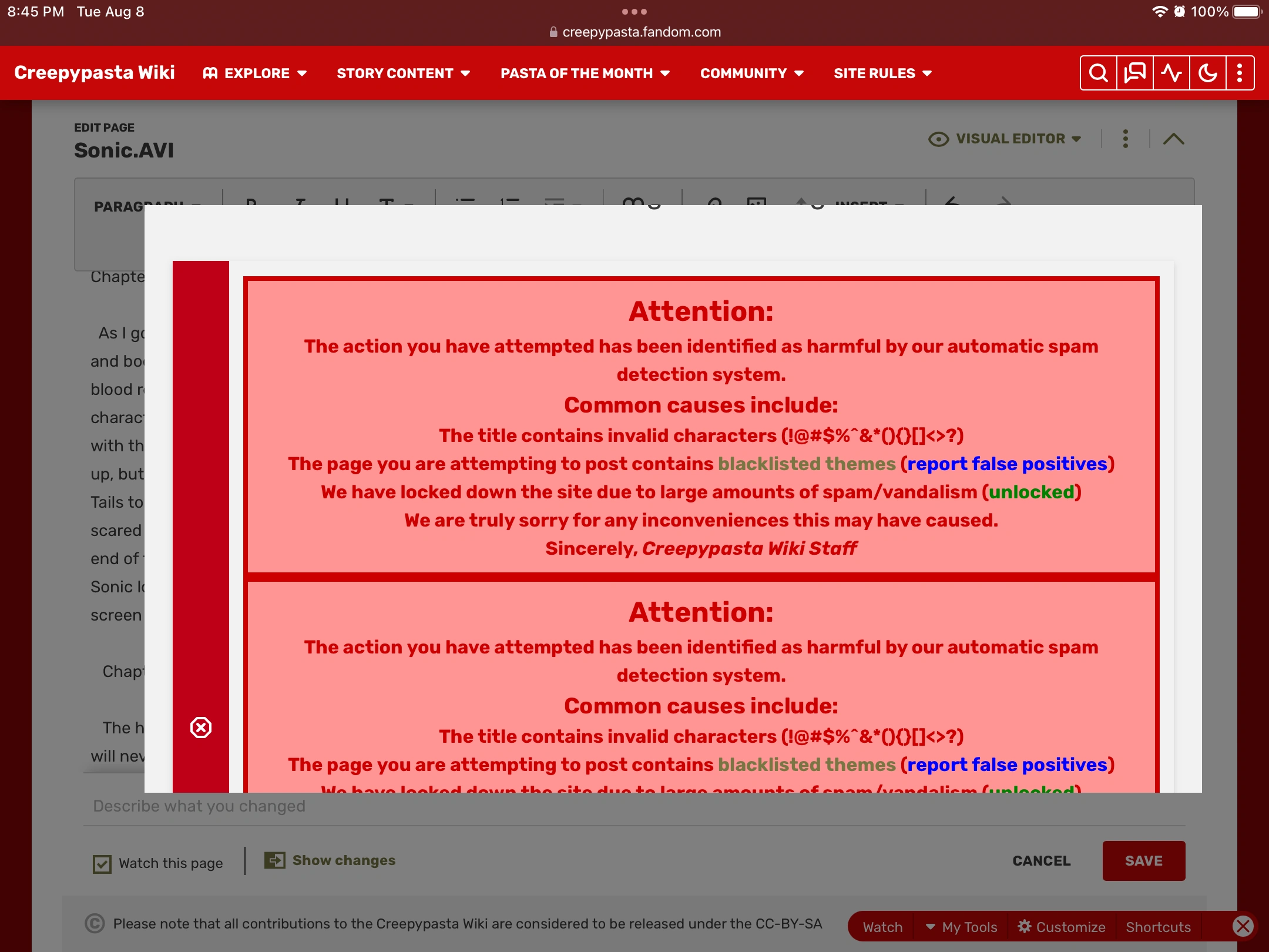 Can I pls get an explanation for this admin? | Fandom