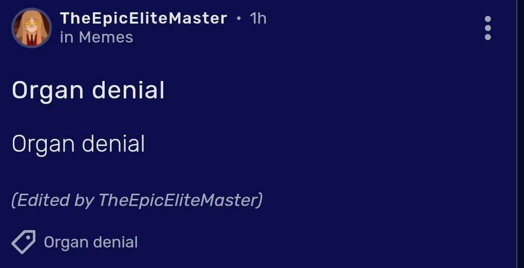 Organ denial | Fandom