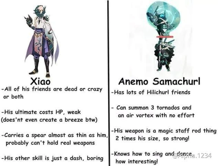 Samachurl is better than Xiao | Fandom