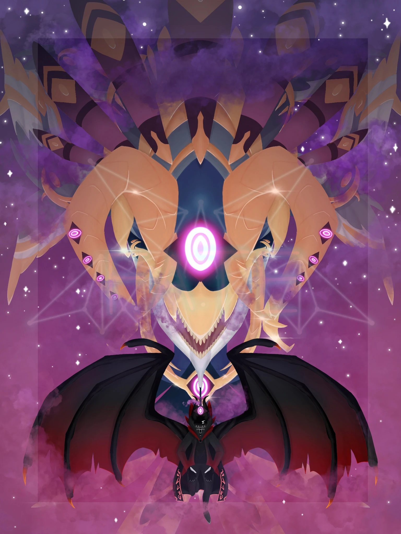 “Beast of the sky.” | Completed Opralegion and Wolfragon fanart | Entry ...