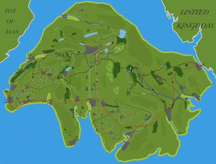 My map of sodor with almost every location from all eras | Fandom