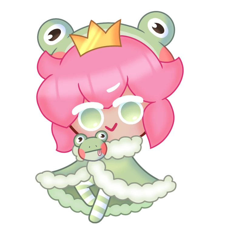 Strawberry Crepe Cookie's Royal Froggy(fanmade costume) | Fandom