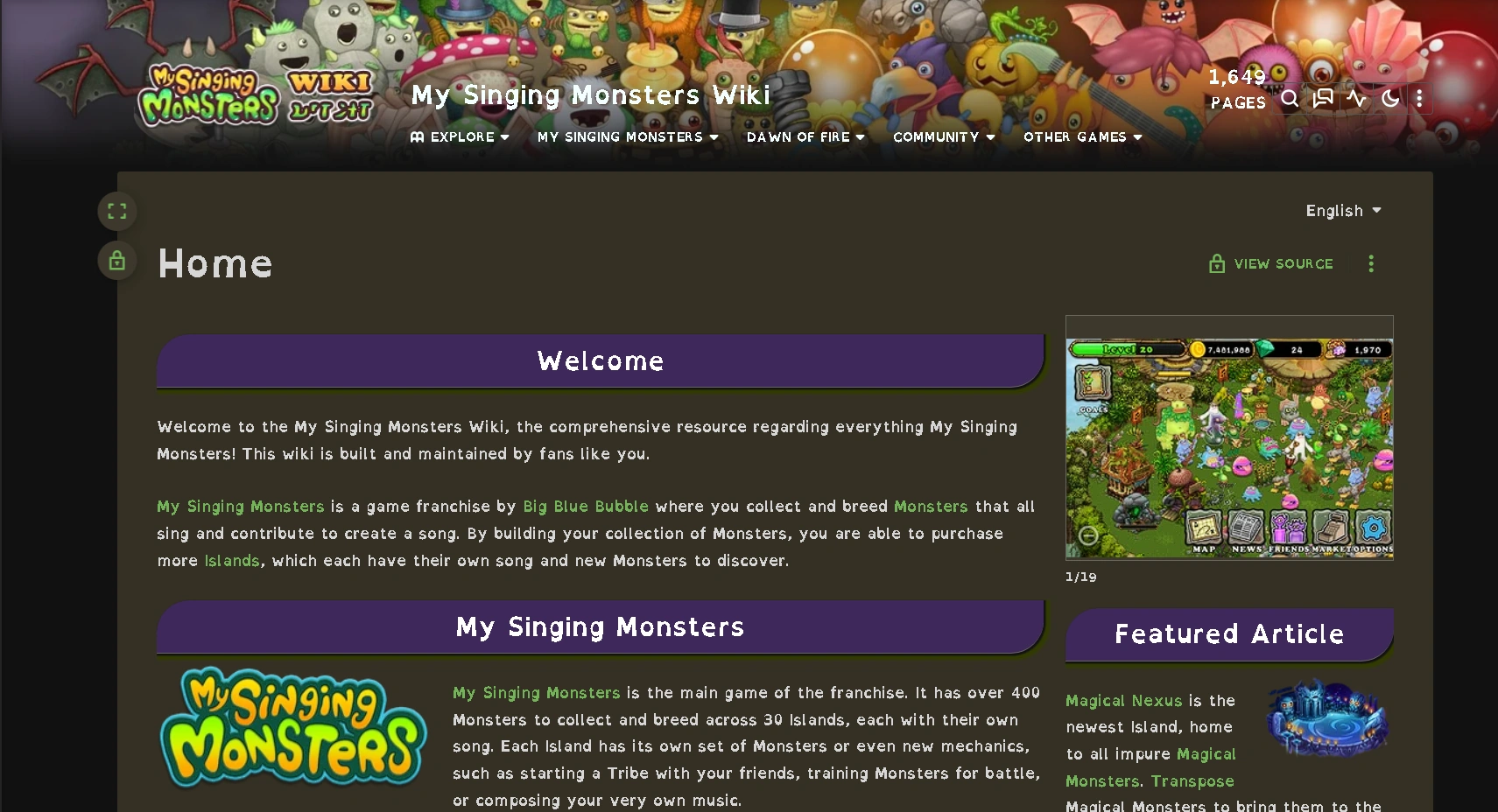 Do you guys notice anything different about the MSM Wiki I usually go to? | Fandom