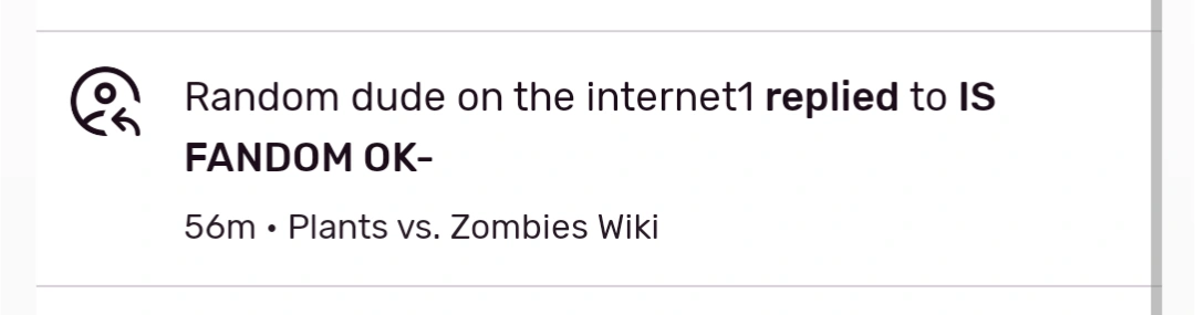 Weird glitch with fandom notifications | Fandom