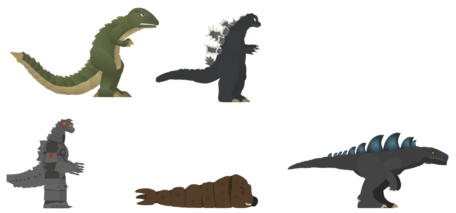 5 Kaijus Finished, | Fandom