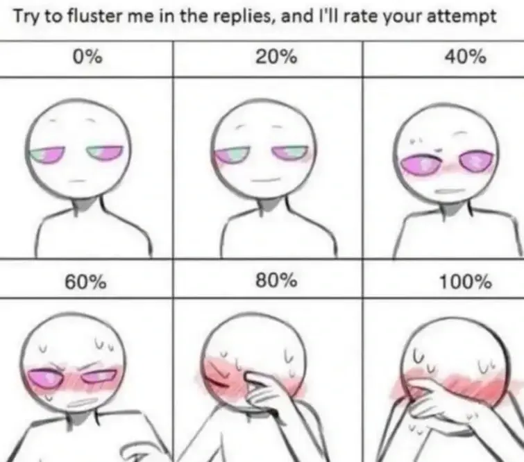Try to fluster me in the replies, and I’ll rate your attempt (Another ...