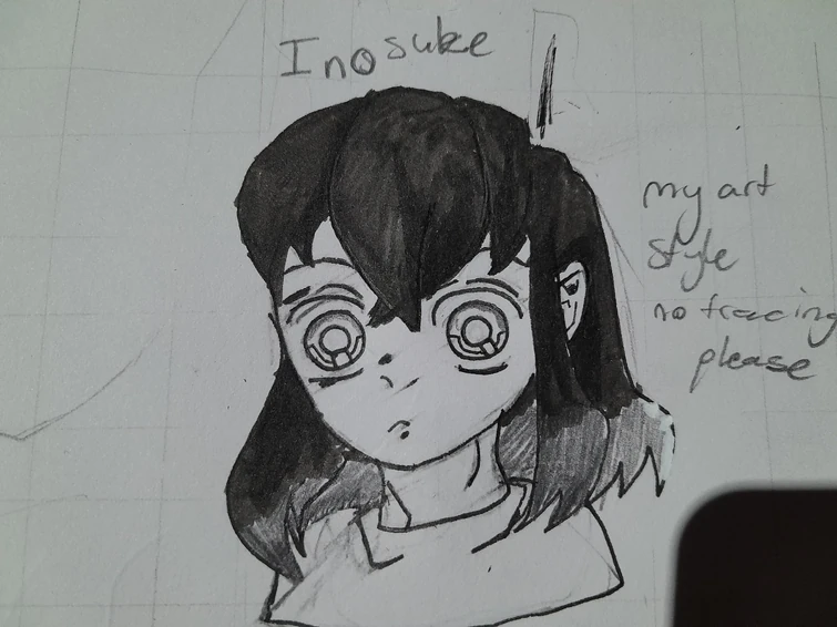 Drawn Inosuke, Muichiro and Shinobu in my artstyle ^^ | Fandom