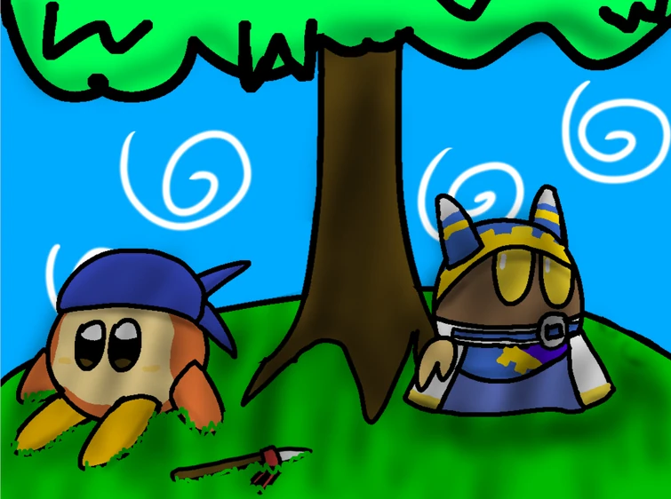 Hi I attempted to draw magolor and bandee | Fandom