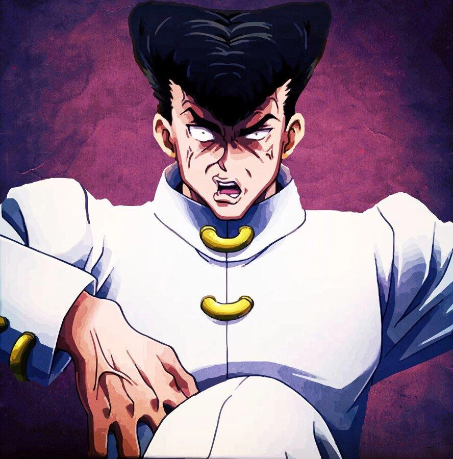 This is literally Josuke in HxH universe and the Va is the Okuyasu’s ...