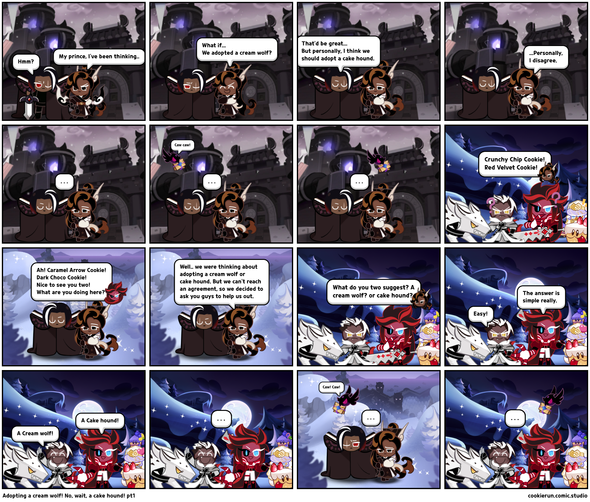 (Comic) Adopting a cream wolf! No, a cake hound! part 1 | Fandom
