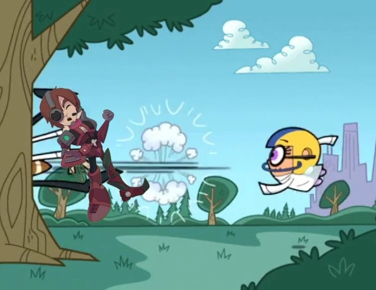 Poof hits Mr. Crocker and F1shard with a football | Fandom