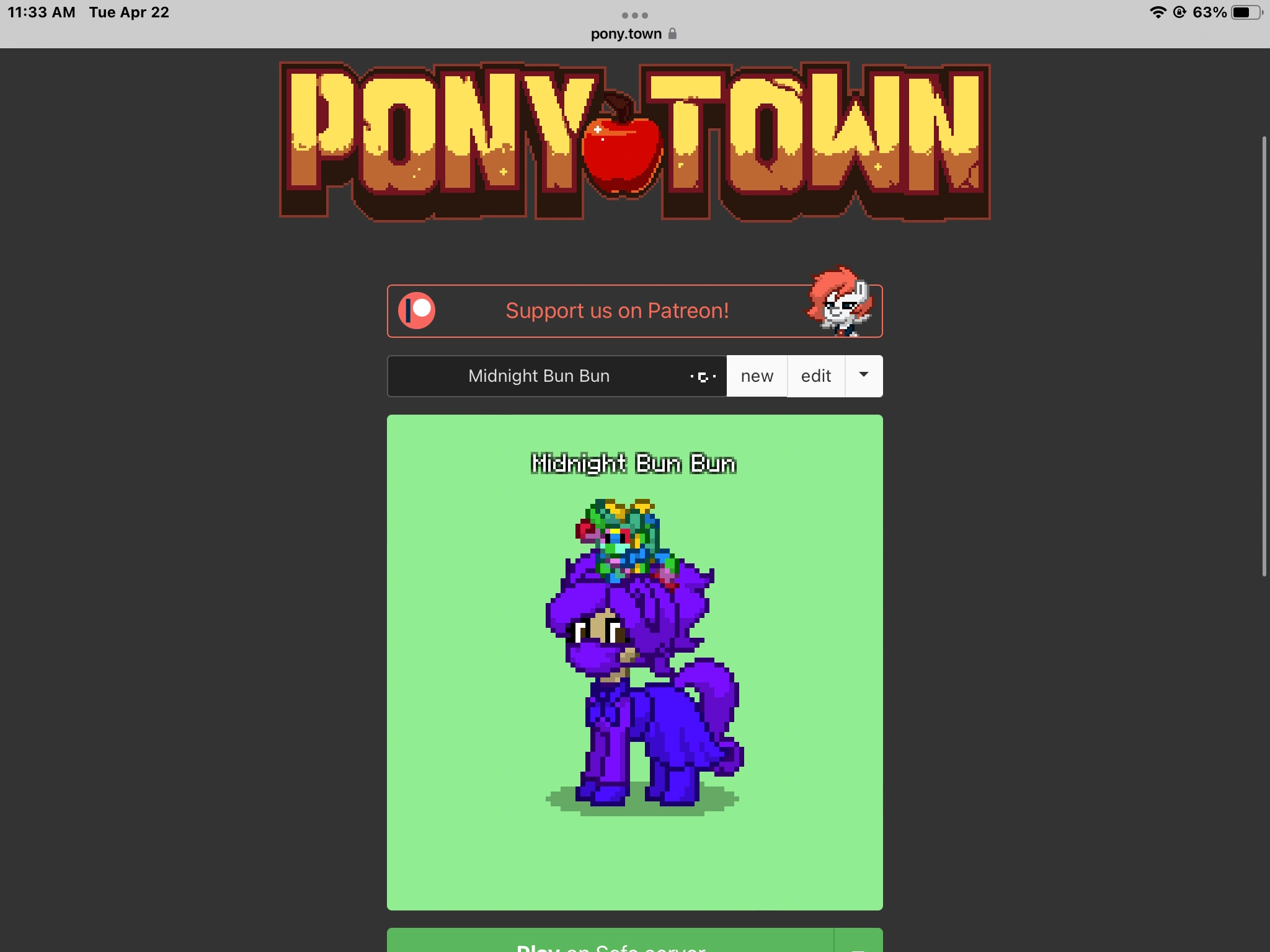 One month ago, I made my favorite character into a pony in the Pony ...