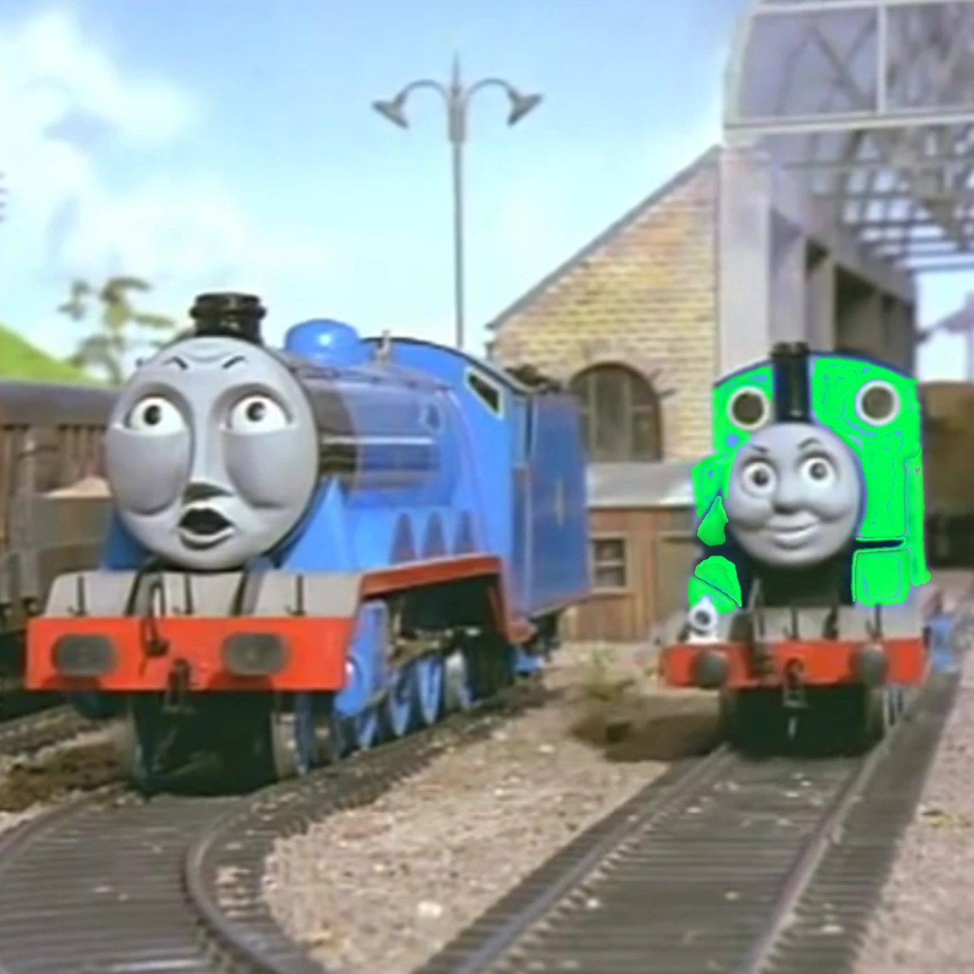 Green thomas in old series????????? | Fandom