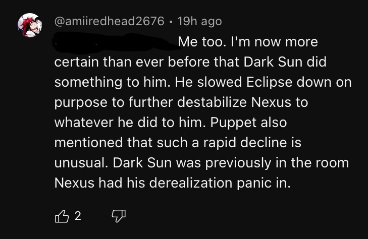 Random theory in the SAMS comment section for yesterday’s video (spoiler warning?) | Fandom