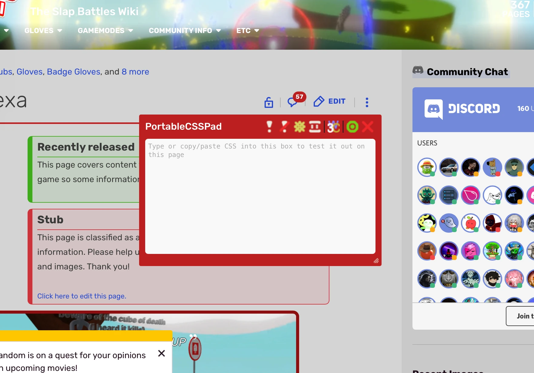 Portable CSS pad | Fandom